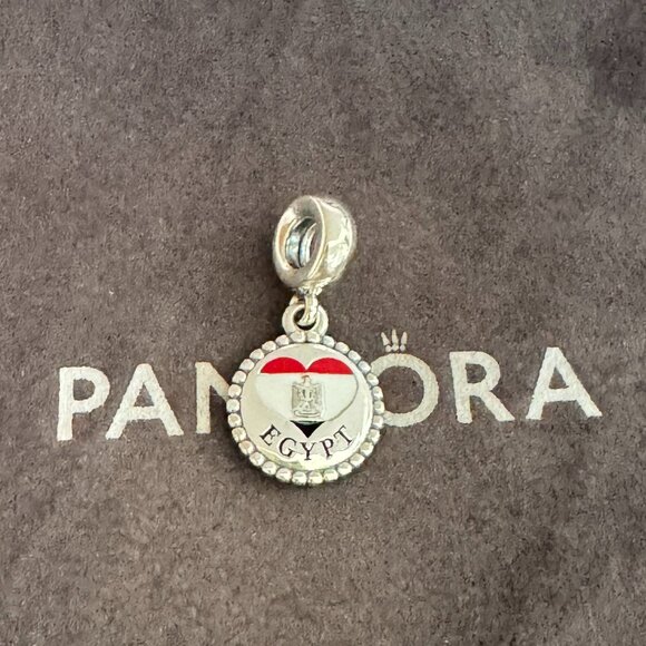 Pandora | Jewelry | Pandora Egypt Flag Exclusive Travel Bead Authentic ...